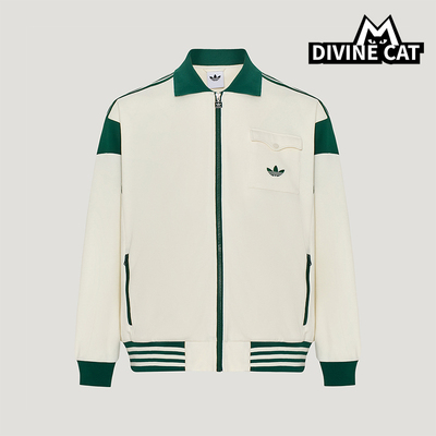 Adidas/阿迪达斯正品男士拼接休闲宽松翻领运动外套KW5665