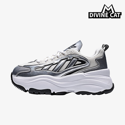 Adidas/阿迪达斯正品 新款女银白色街头厚底经典运动休闲鞋KK2747