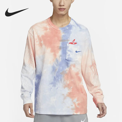 Nike/耐克正品春季新款男子宽松透气圆领长袖T恤FD8432-466