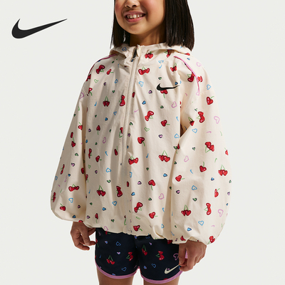 Nike/耐克正品春秋小童宽松时尚印花梭织夹克外套IU5479-047