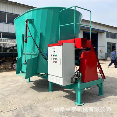 立全混合日粮制备双PFE轴旋切式式破捆机搓混合机牧场用12方拌料