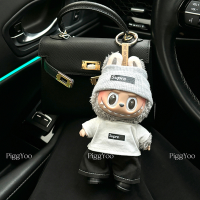 17cm拉布布娃衣Supre黑白潮玩