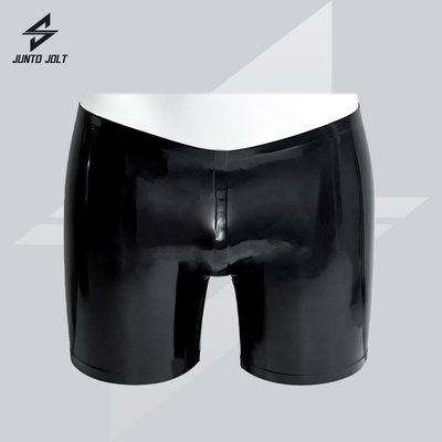 JUNTO JOLT男士乳胶露臀平角内裤 latex英国4D RR胶片 JJ胶cos服