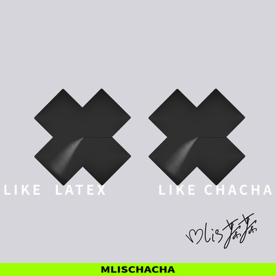 MLISCHACHA-mlis茶茶定制乳胶项圈可锁马来胶片latex时尚