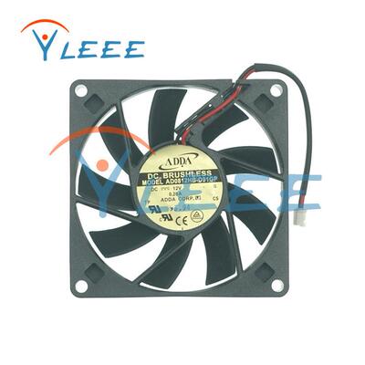 ADDA风扇AD0812HB-D91GP双滚珠长寿命 8厘米机箱风扇AD8015 12VDC