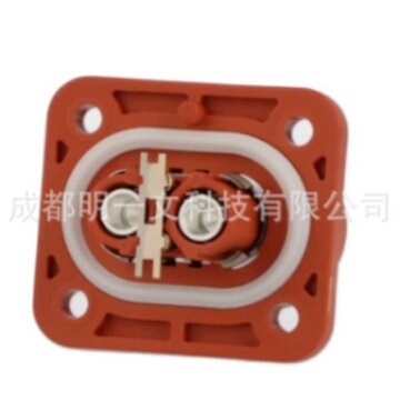 ELR2A04 橙色 2P AMPHENOL 高压件连接器 全新C10-738025-2AP4