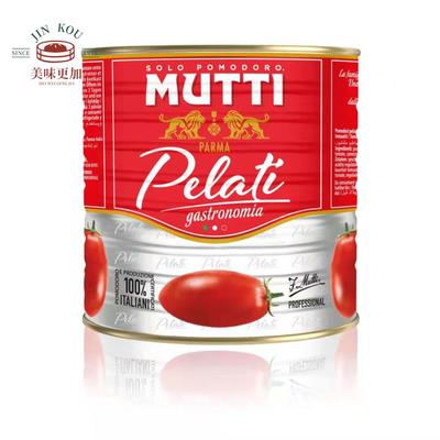 MUTTI Peeled Tomatoes穆蒂整粒去皮番茄罐头2.5kg披萨酱西餐烘培