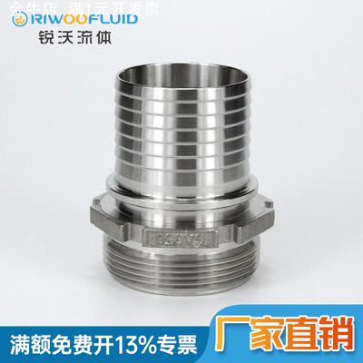 EN14420-3DIN2817不锈钢GA外丝宝塔接头德标马吉防脱比塔快速接头