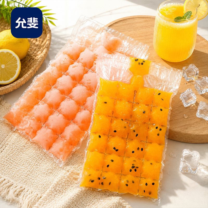 一次性制冰袋自封口冰格袋子家用创意百香果食用制冰盒冻冰块模具