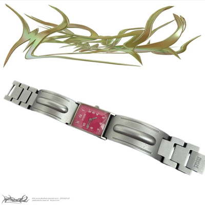 浪费时间个性金属古着石英手表