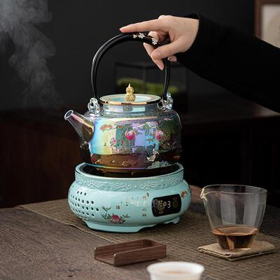 电陶炉多功能茶炉大容量茶套装家用红自网动煮壶UVX煮茶器可定时