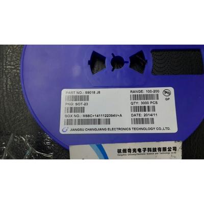全新原装长电贴片三极管S9018 J8 SOT-23一盘3000PCS CJ贴片