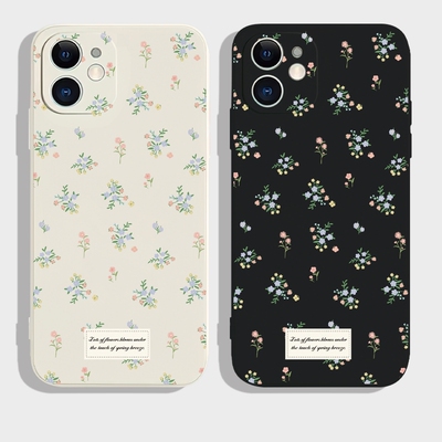 花田碎花适用苹果X手机壳iPhoneXsmax/XR/xs保护套苹果6/7/8plus新款硅胶RX全包防摔6s叉4平果5s外壳男女网红