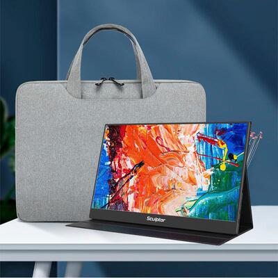 雕塑家MF16LC便携显示器屏保护套15.8寸内胆包加绒防摔手提收纳袋