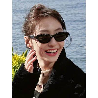 折叠墨镜女2026新款猫眼高级感偏光近视gm太阳眼镜防紫外线rococo