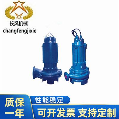 长风机械AS型潜水排污泵立式管道排污泵无堵塞式排污泵