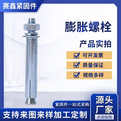 自产自销GB22795国标非标金属大头小头膨胀螺栓加长加厚膨胀螺丝