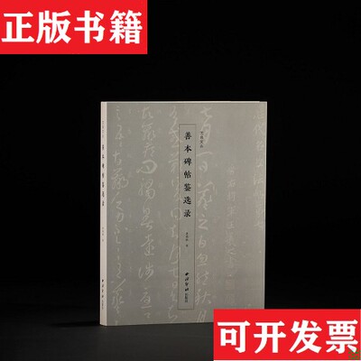 【正版现货】善本碑帖鉴选录李瑞振著西泠印社