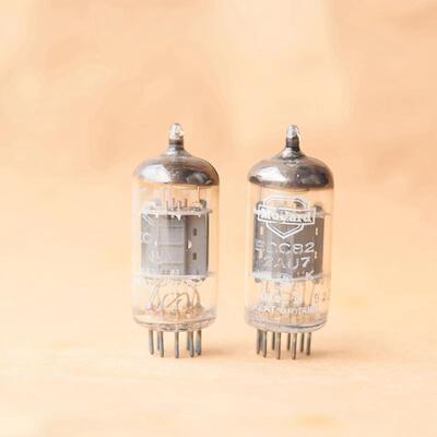 英国大盾mmullard ECC82/12AU7电子管方环圆环体下机发烧胆机管