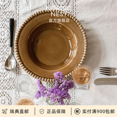 瑞典直邮PotteryJo达莉娅Daria系列平盘主餐盘家用小食盘甜品盘