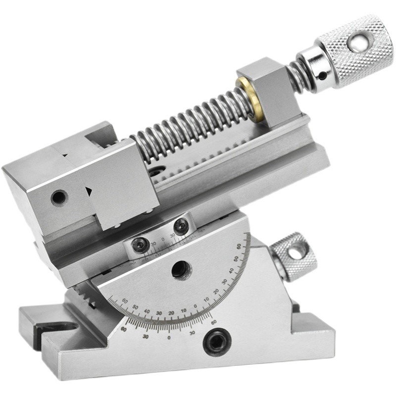 万向虎钳b可调角度精密夹具可倾斜平口钳磨床手动万向工具万力批