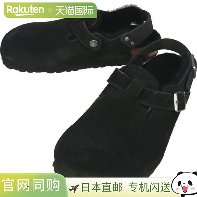 日本直邮Birkenstock Tokio Inside Shearling 凉鞋黑色1028358常