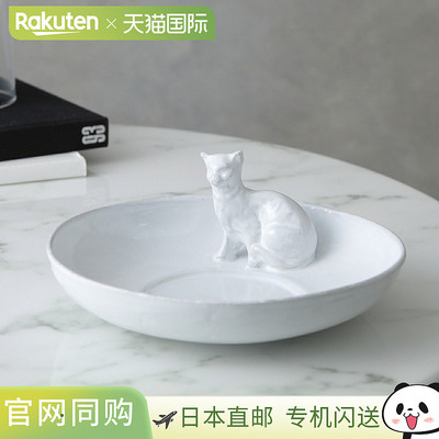 日本直邮Astier de Villatte Chat Bowl CPBCHT1一款以猫为主题的