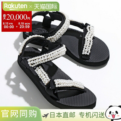 ARIZONA LOVE TREKKY PEARL 女士银色珍珠系带运动凉鞋