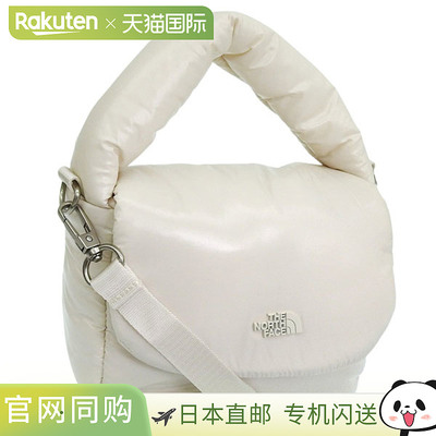 日本直邮The North Face 女士两用单肩包奶油色BUBBLY 迷你手提包