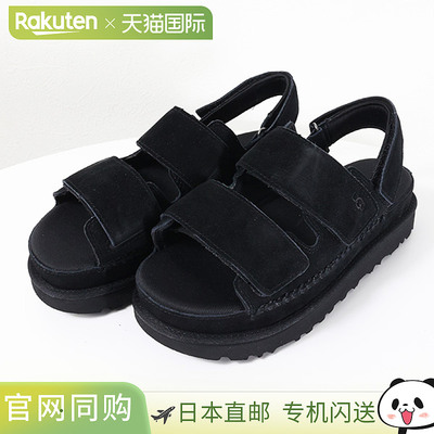 UGG W GOLDENSTAR SLINGBACK 1141493 凉鞋后带麂皮厚底凉鞋女士