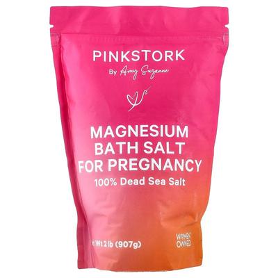 Pink Stork,Magnesium Bath Salt For Pregnancy, 2 lb (907 g)