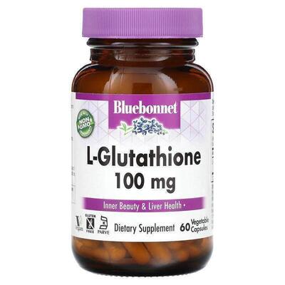 Bluebonnet Nutrition,L-谷胱甘肽，100 毫克，60 粒素食胶囊