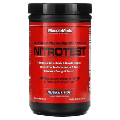 MuscleMeds,Nitrotest, Androgenic Pre-Workout Amplifier