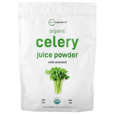 Micro Ingredients,Organic Celery Juice Powder, 20 oz (566 g)