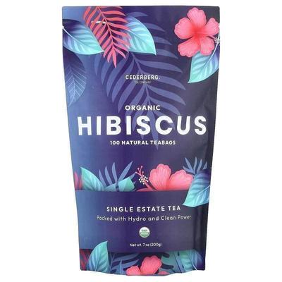 Cederberg Tea Co,Organic Hibiscus, Caffeine Free, 100 Natura