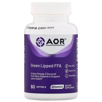 Advanced Orthomolecular Research AOR,青边 FFA，60 粒软凝胶