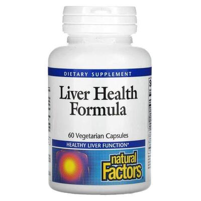 Natural Factors,肝脏健康配方，60 粒素食胶囊