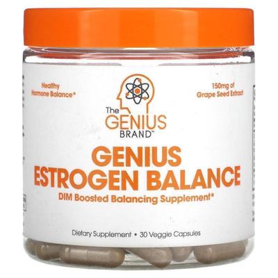 The Genius Brand,Genius Estrogen Balance，30 粒素食胶囊