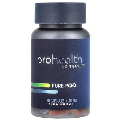 ProHealth Longevity,Pure PQQ, 40 mg, 30 Capsules