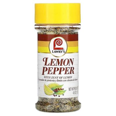 Lawry's,Lemon Pepper With Zest of Lemon, 4.5 oz (127 g)