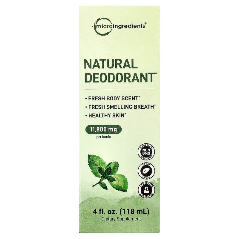 Micro Ingredients,Liquid Chlorophyll, Fresh Peppermint, 4 fl
