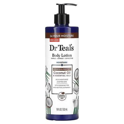 Dr. Teals,Body Lotion, Nourish &amp;amp;amp; Protect, Co
