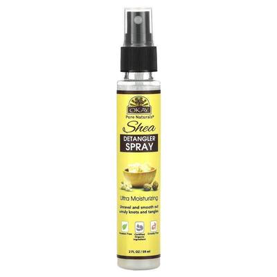 Okay Pure Naturals,Shea Detangler Spray, 2 fl oz (59 ml)