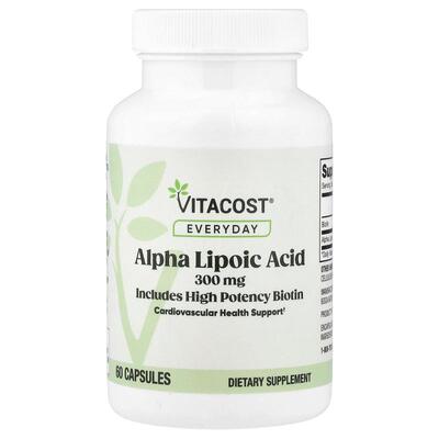 Vitacost,Everyday, Alpha Lipoic Acid, 60 Capsules