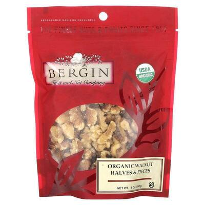 Bergin Fruit and Nut Company,Organic Walnut Halves &amp;