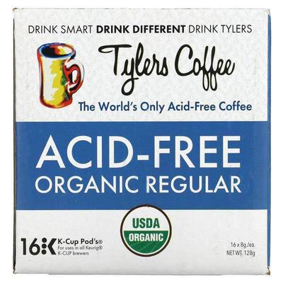 Tylers Coffees,有机，无酸16 包每包8克