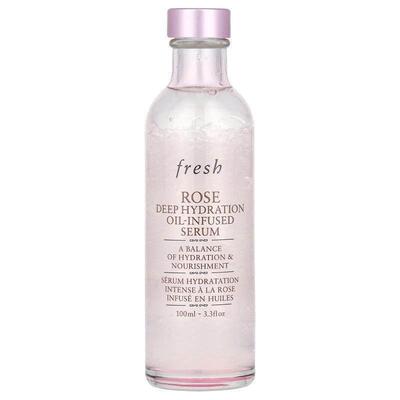 Fresh,Rose, Deep Hydration Oil-Infused Serum, 3.3 fl oz (100