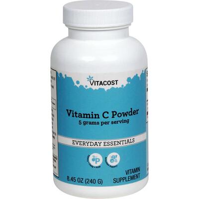 Vitacost,Vitamin C Powder, 5 grams per serving, 8.45 oz