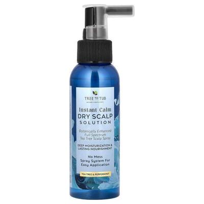 Tree to Tub,Instant Calm Dry Scalp Solution, Tea Tree &a