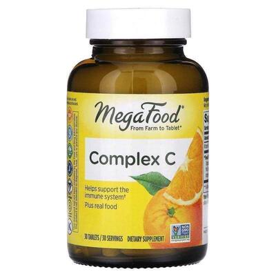 MegaFood,Complex C, 30 Tablets